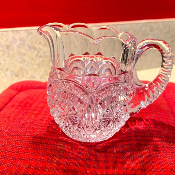Kitchen | Vintage Cut Glass Crystal Creamer | Poshmark